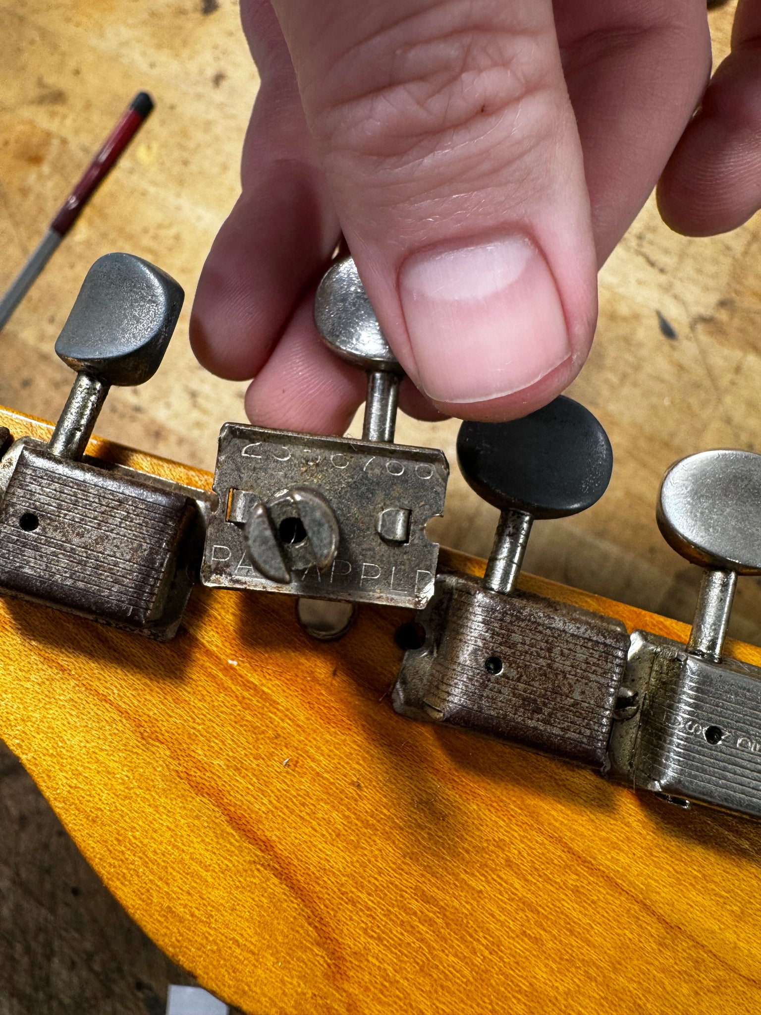 1950 Fender Broadcaster Blackguard Butterscotch Blonde w/HSC – Imperial ...