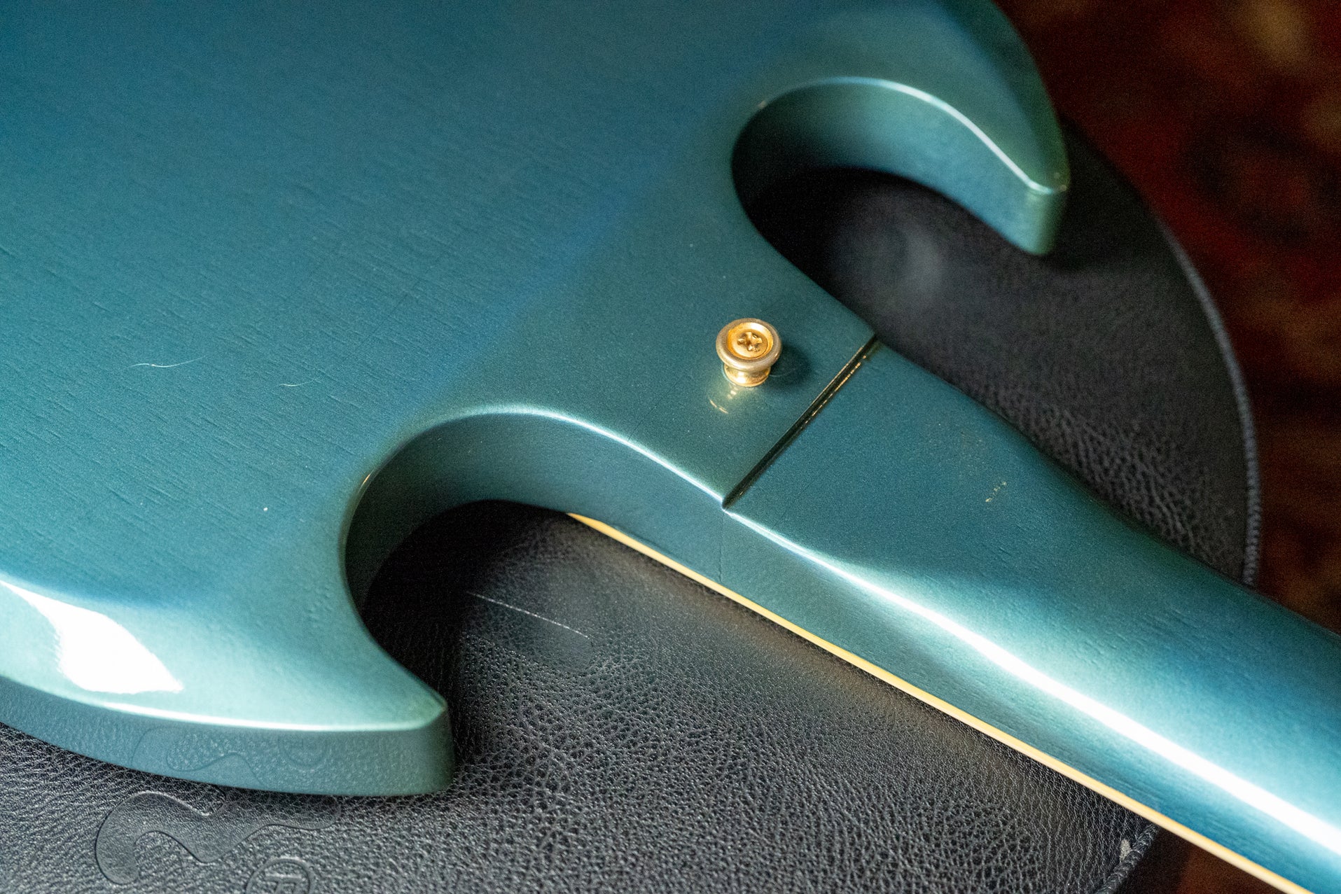 1968 Gibson SG Custom Pelham Blue Factory Bigsby Left-Handed 1 of 2 Ev ...