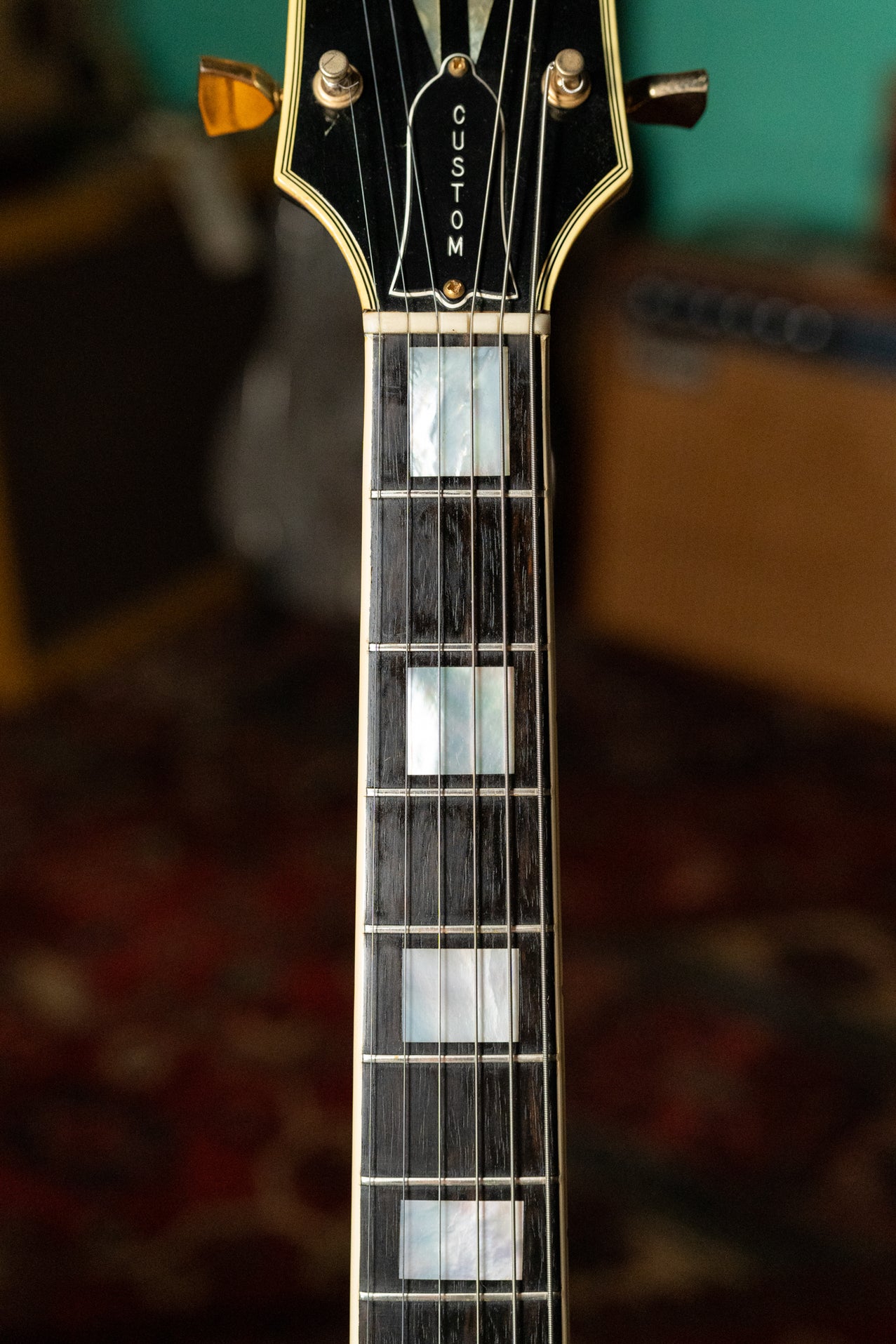 1968 Gibson SG Custom Pelham Blue Factory Bigsby Left-Handed 1 of 2 Ev ...
