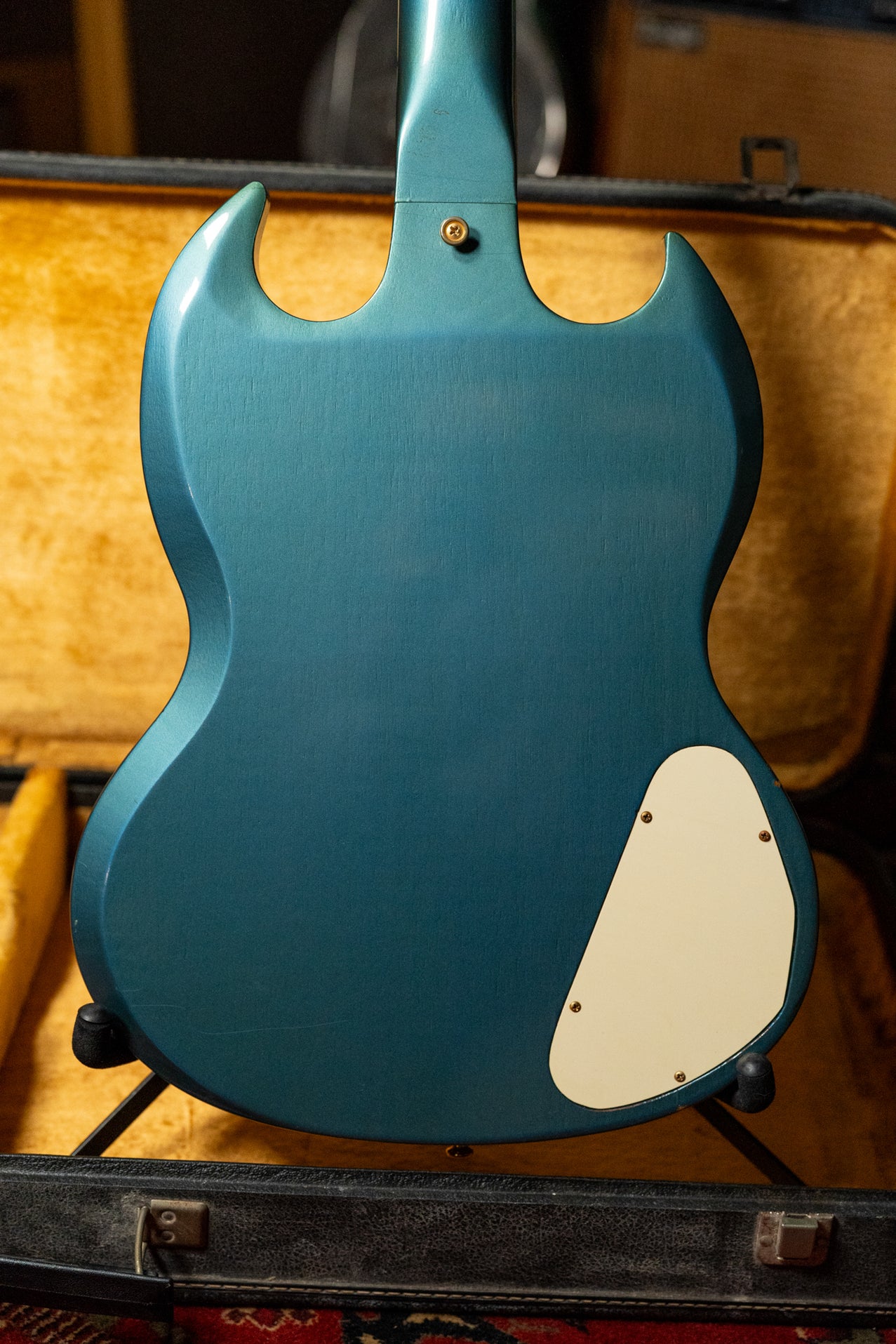1968 Gibson SG Custom Pelham Blue Factory Bigsby Left-Handed 1 of 2 Ev ...