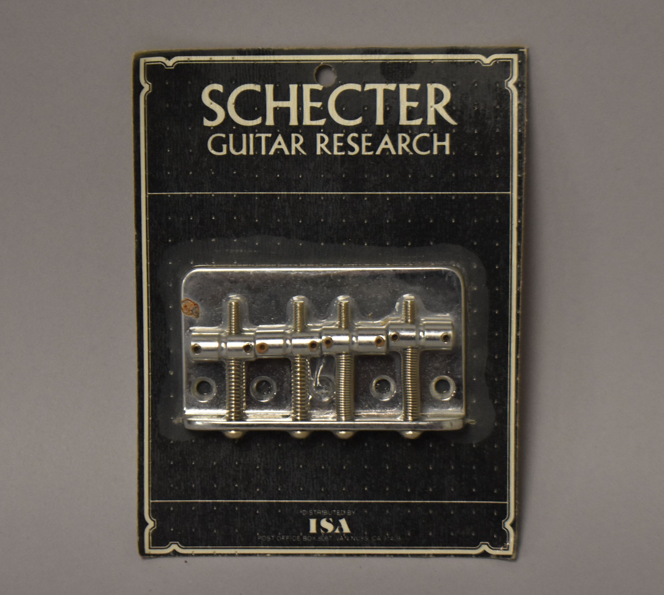 1970s-1980s Schecter USA Hardtail Bass Bridge Sealed NOS Chrome ...