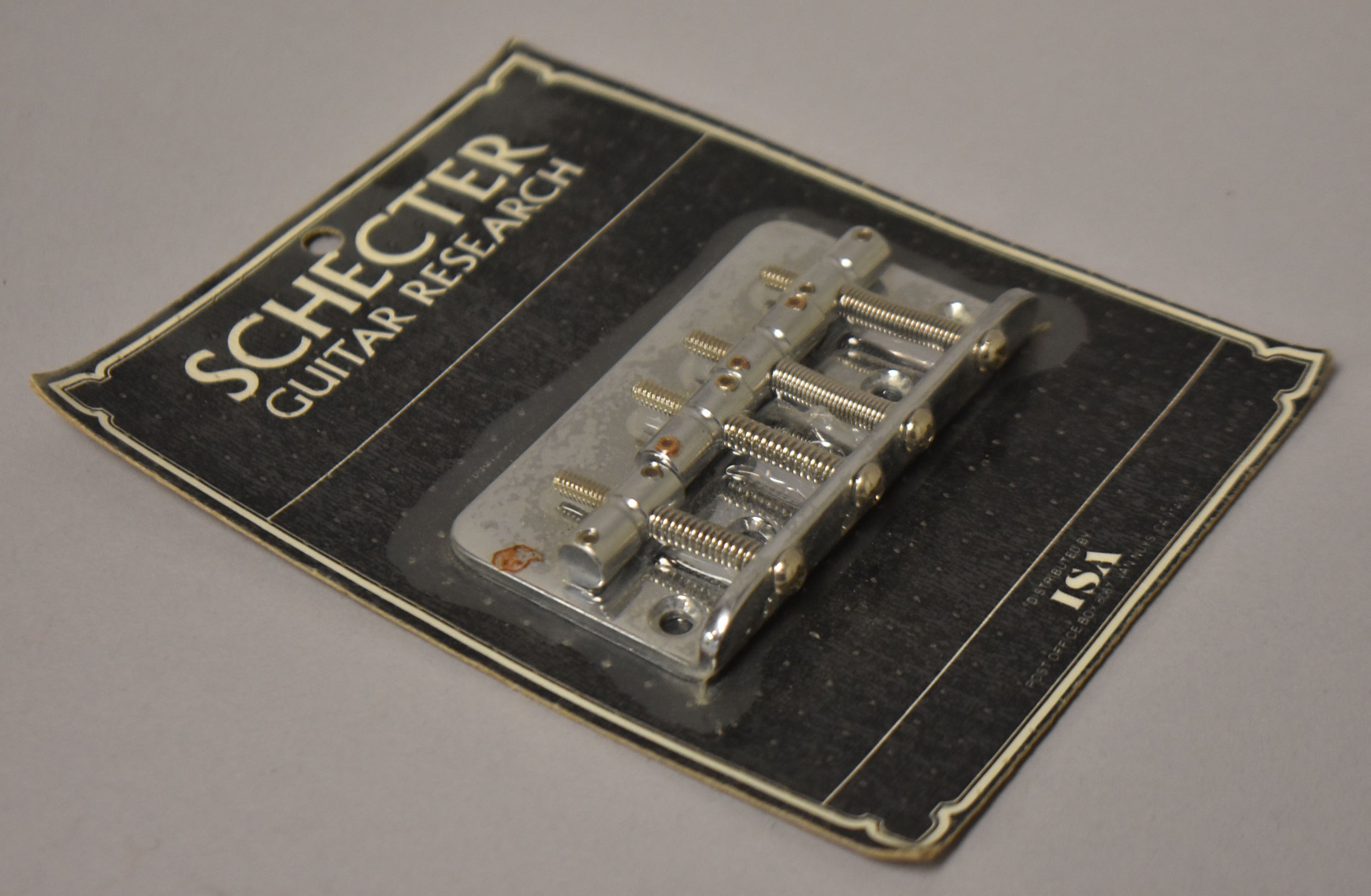 1970s-1980s Schecter USA Hardtail Bass Bridge Sealed NOS Chrome ...