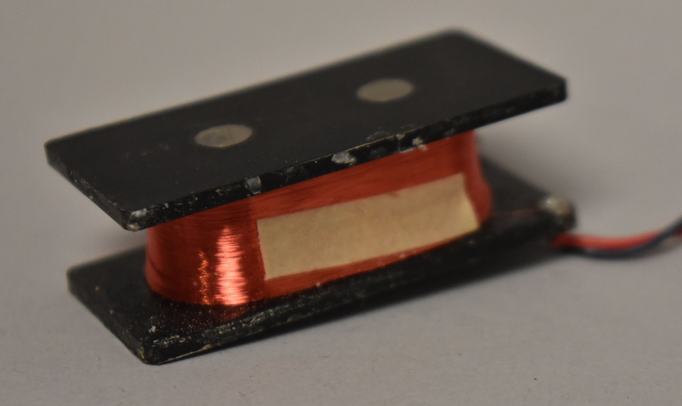 1970s Red Rhodes Velvet Hammer P-Style Bass Pickups Set Black ...