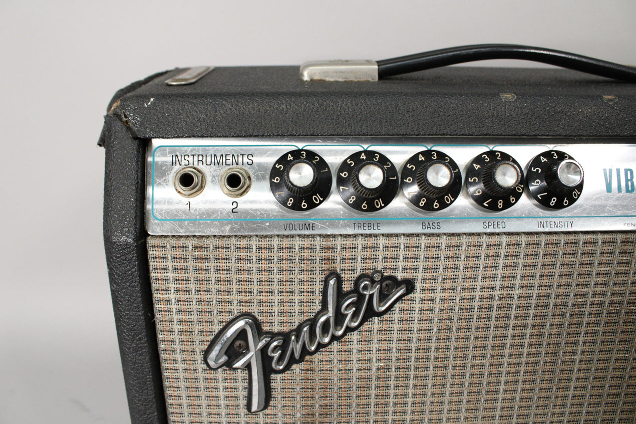 1971 Fender Vibro Champ Silverface 6-Watt 1x8" Guitar Combo – Imperial ...