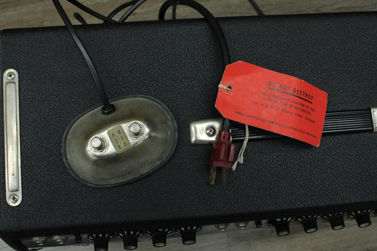 1974 Fender Twin Reverb Silverface JBLs Push/Pull Master Volume w/Cove ...