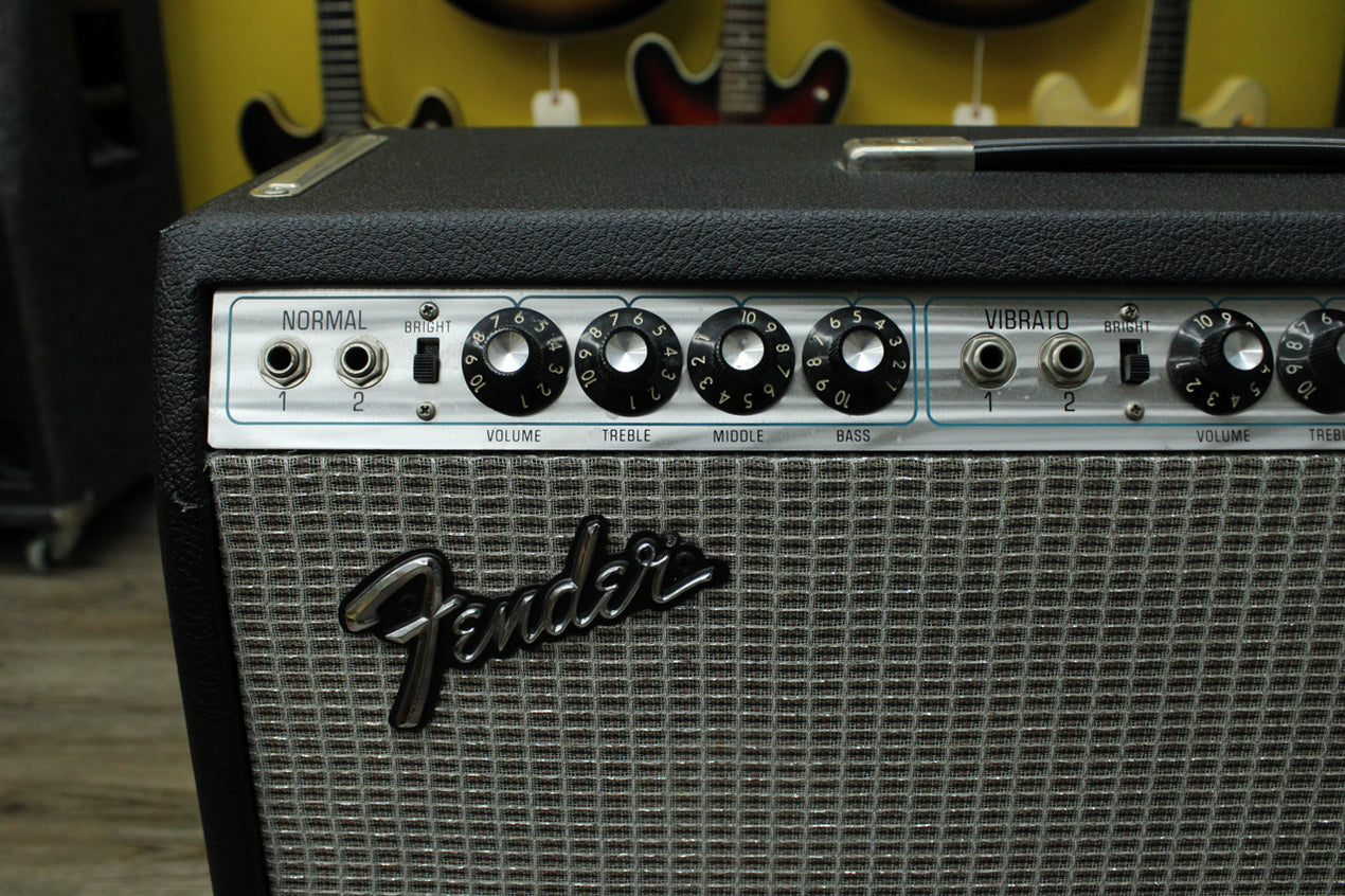 1974 Fender Twin Reverb Silverface JBLs Push/Pull Master Volume w/Cove ...