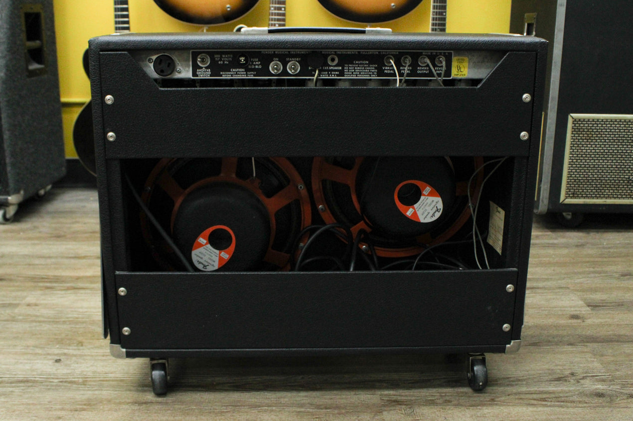 1974 Fender Twin Reverb Silverface JBLs Push/Pull Master Volume w/Cove ...