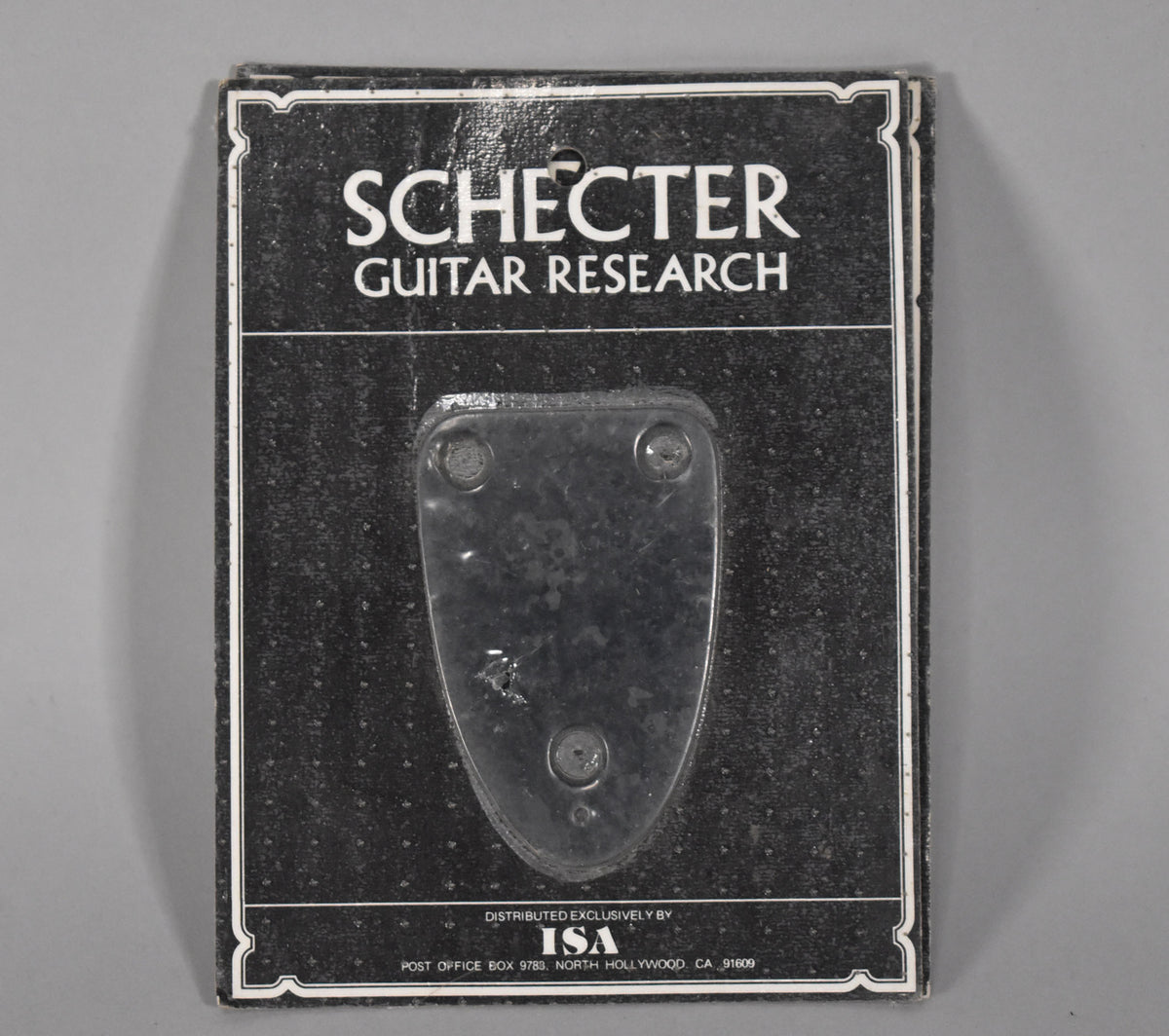1980s Schecter USA 3-Bolt Neck Plate Black Sealed NOS – Imperial ...
