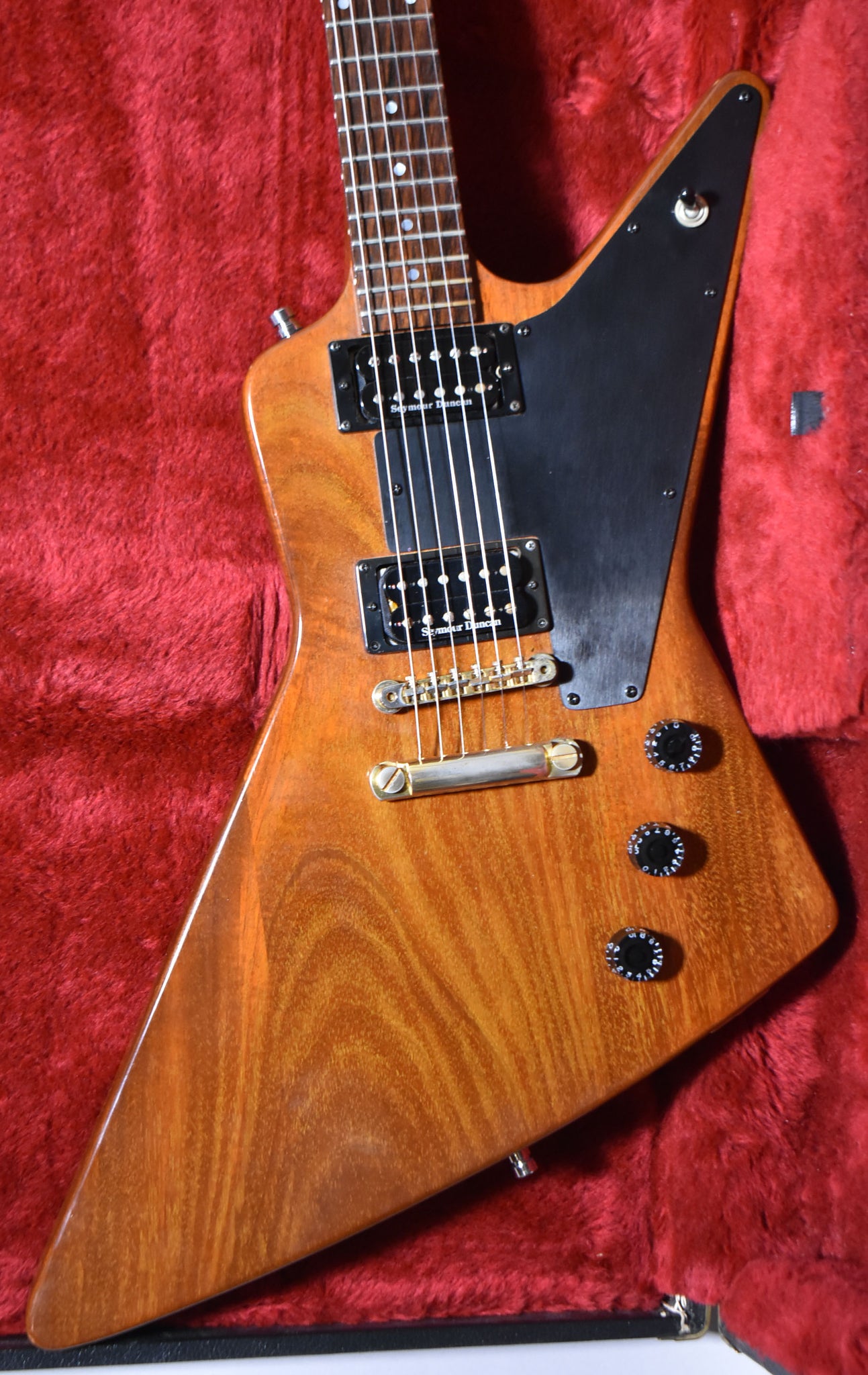 1981 Gibson Explorer Natural Mahogany w/OHSC – Imperial Vintage Guitars