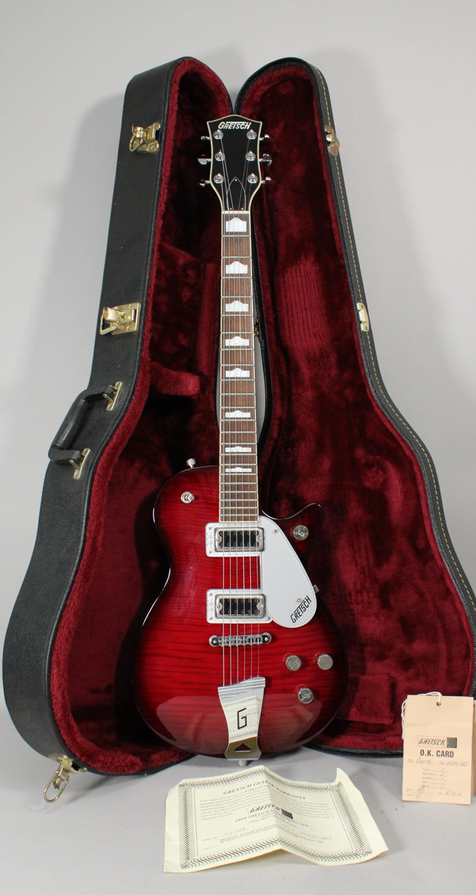 2001 Gretsch New Jet G6114R Transparent Red Finish w/OHSC – Imperial ...