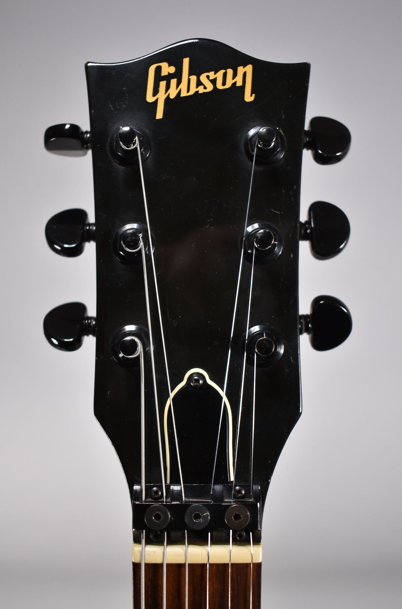 1985 Gibson Les Paul Invader Black Olive Finish – Imperial Vintage Guitars