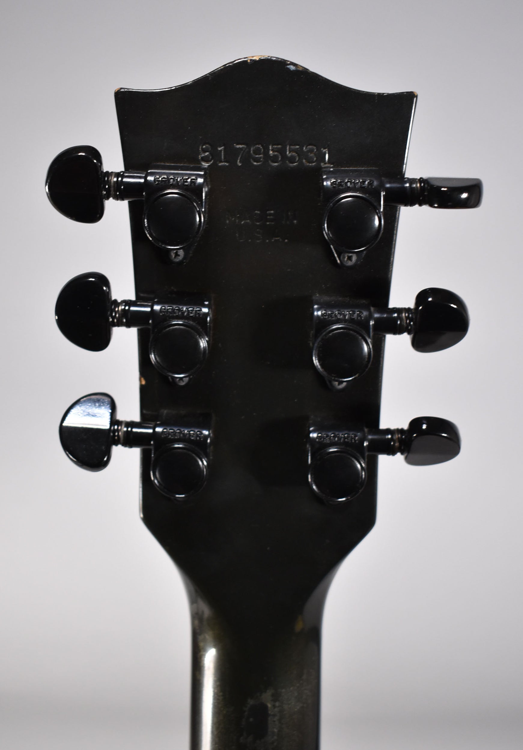 1985 Gibson Les Paul Invader Black Olive Finish – Imperial Vintage Guitars