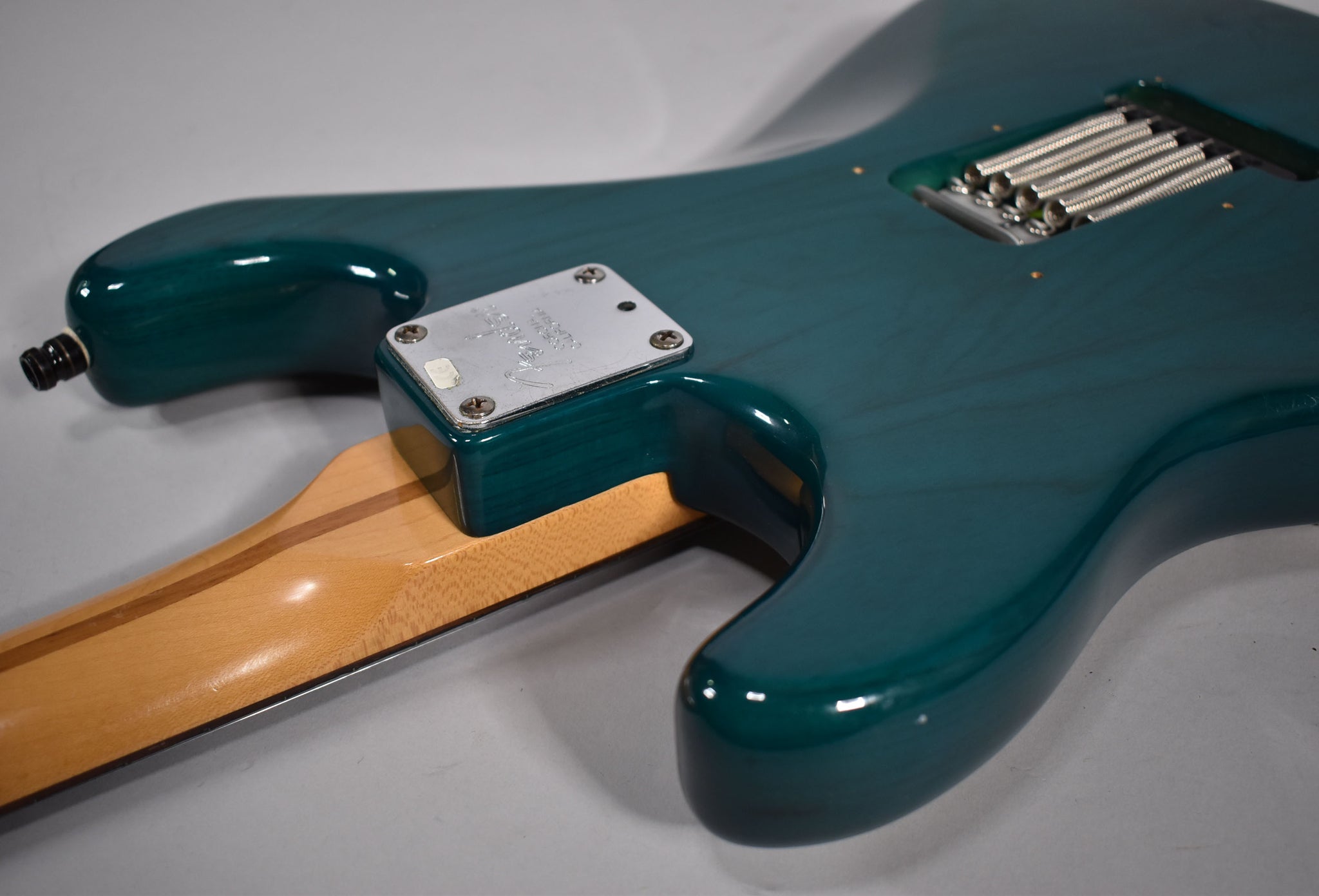 1998 Fender American Deluxe Stratocaster Transparent Teal w/HSC ...