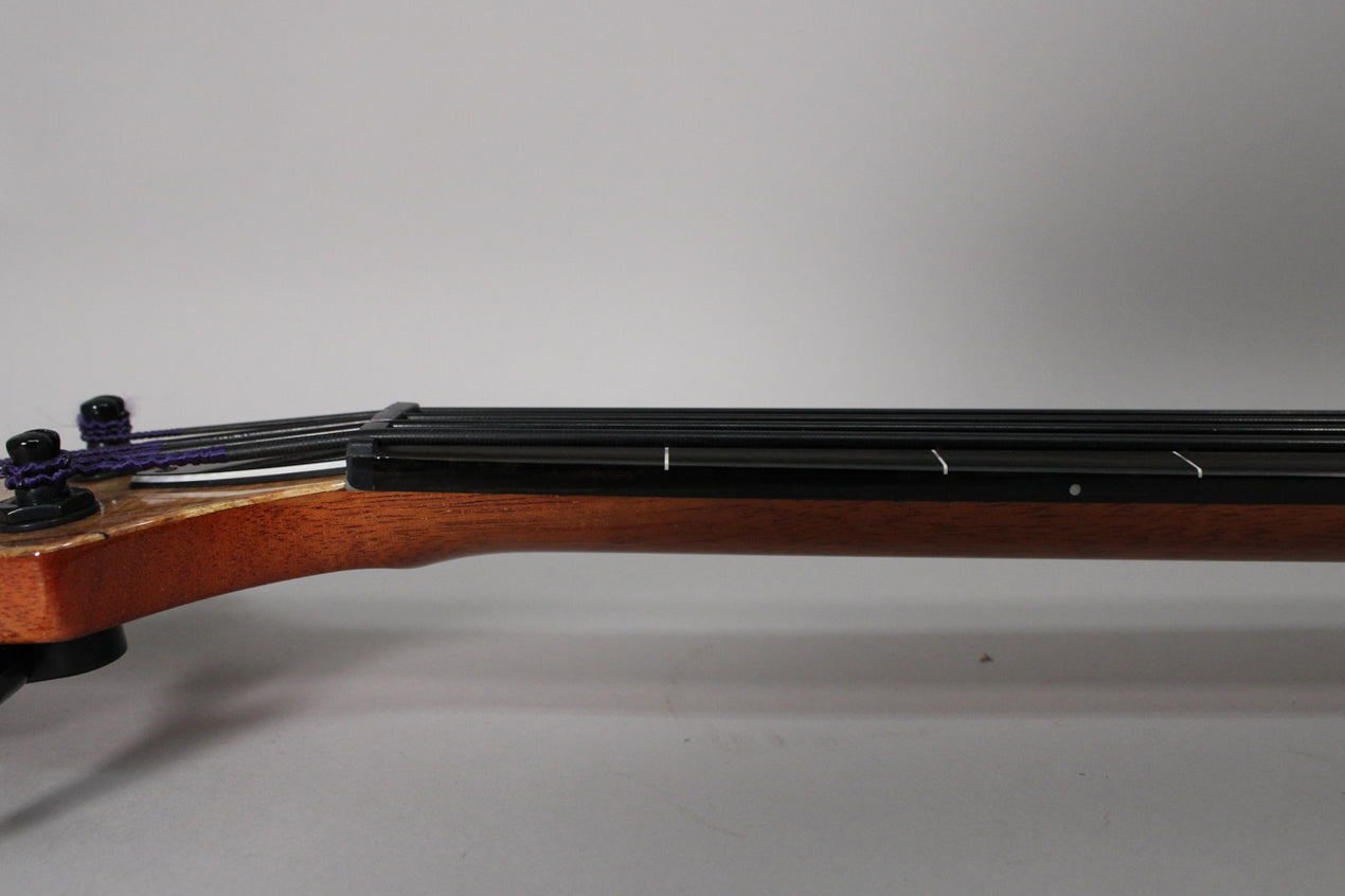 1995 Carvin AC-40 Fretless Acoustic-Electric Bass Spalted Koa ...