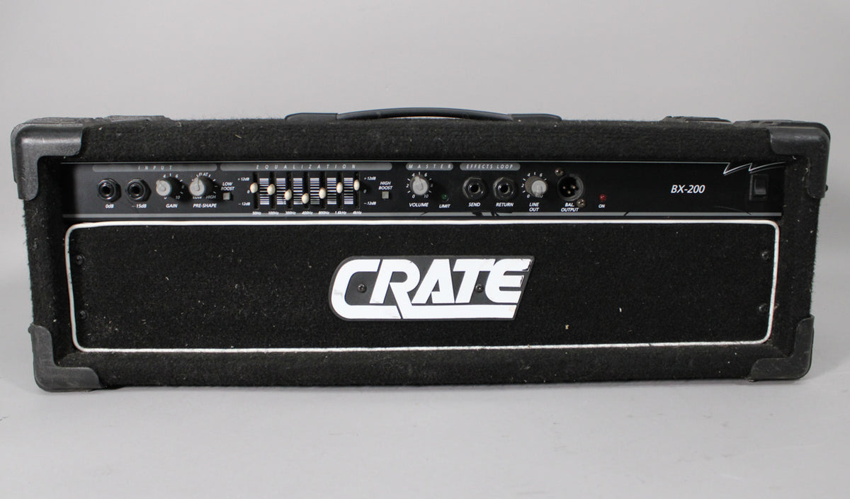 Crate BX-200 200w Bass Head – Imperial Vintage Guitars
