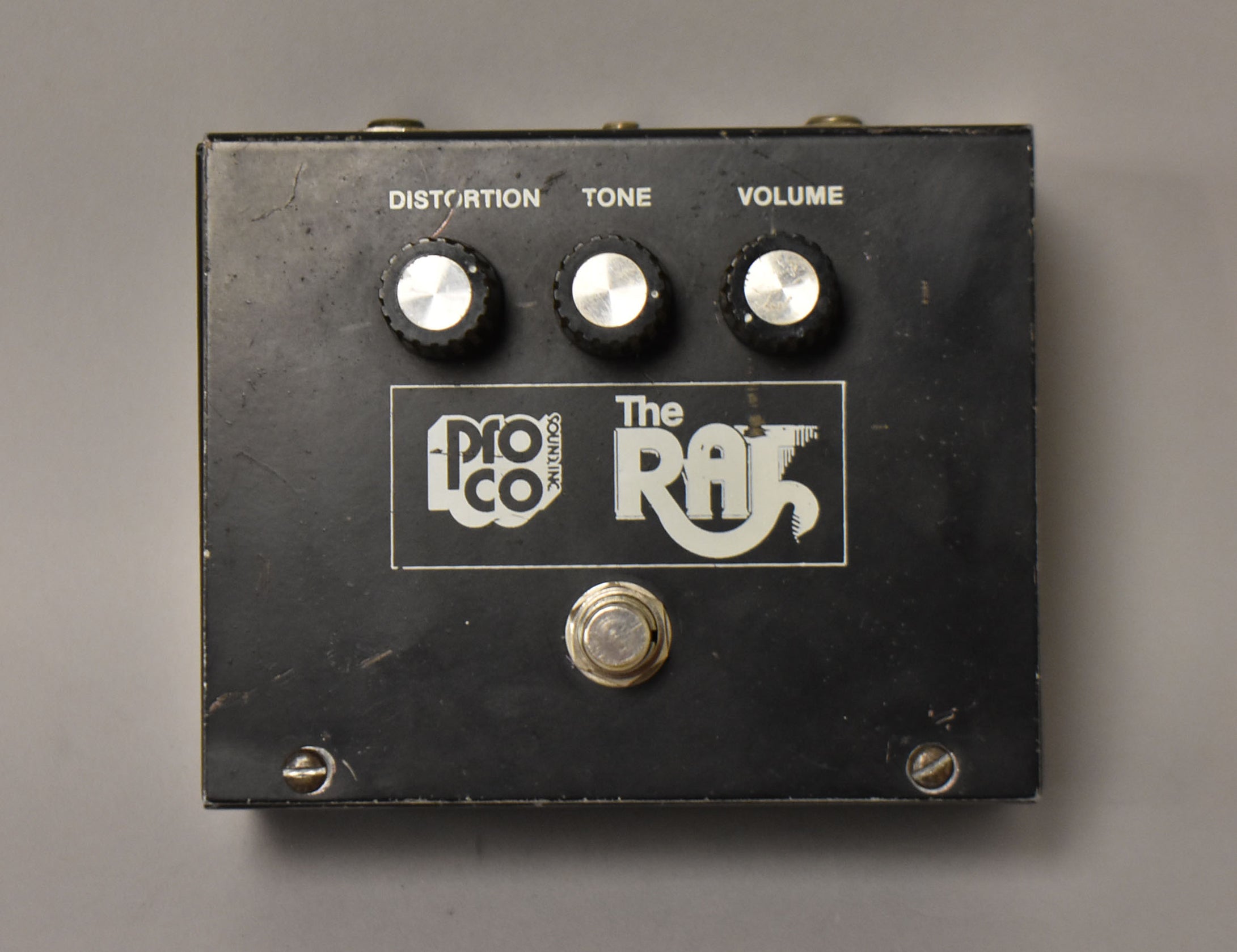 1978 Pro Co Rat V1 Big Box Distortion Fringe Logo – Imperial Vintage ...