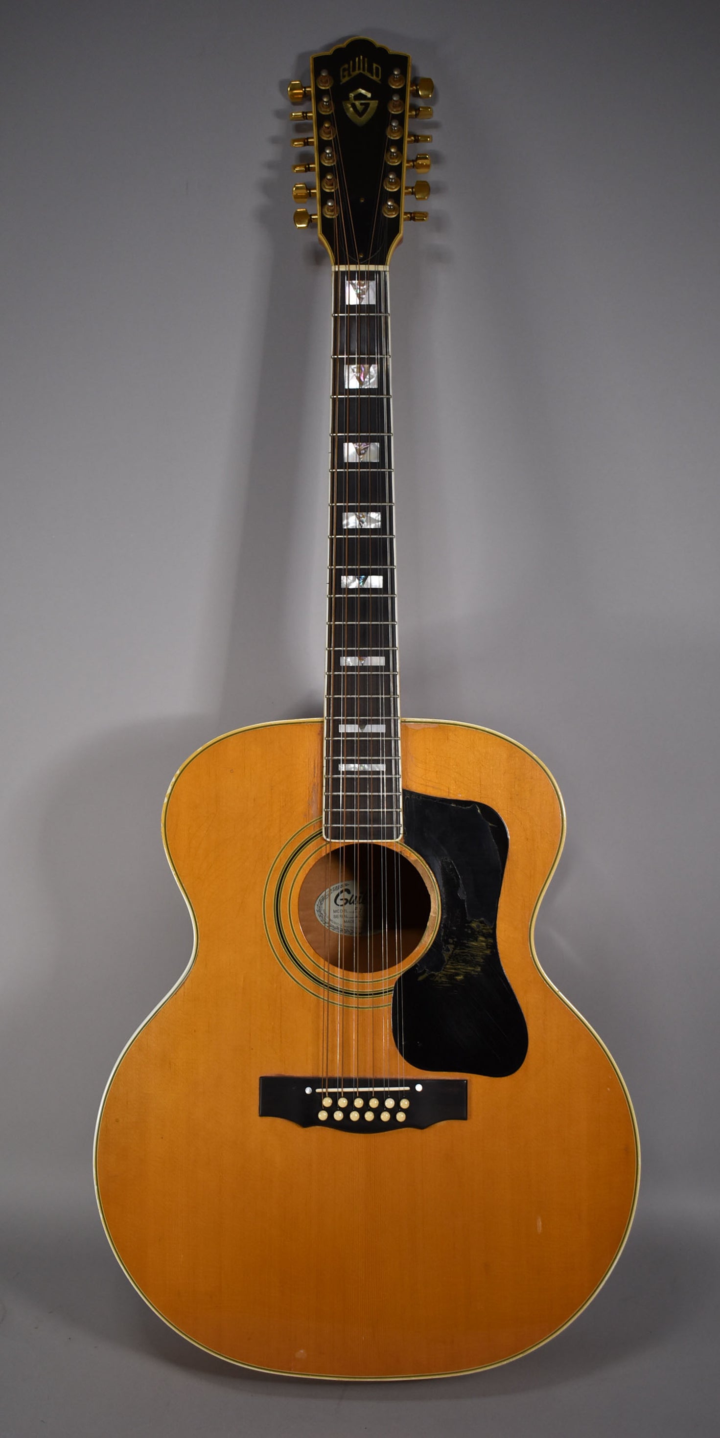 1979 Guild F-412-BLD Jumbo 12-String Acoustic Natural Blonde w/OHSC ...