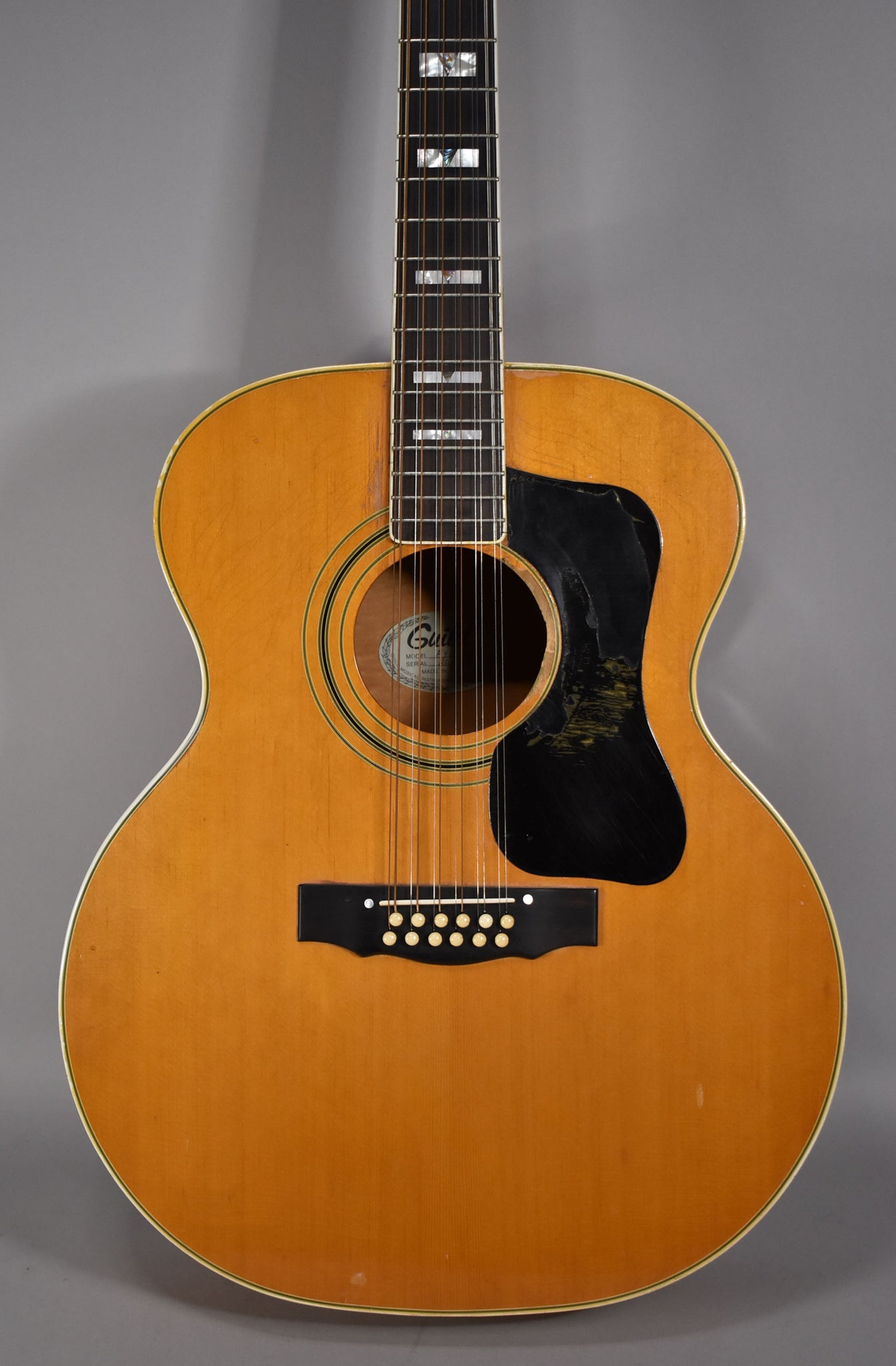 1979 Guild F-412-BLD Jumbo 12-String Acoustic Natural Blonde w/OHSC ...