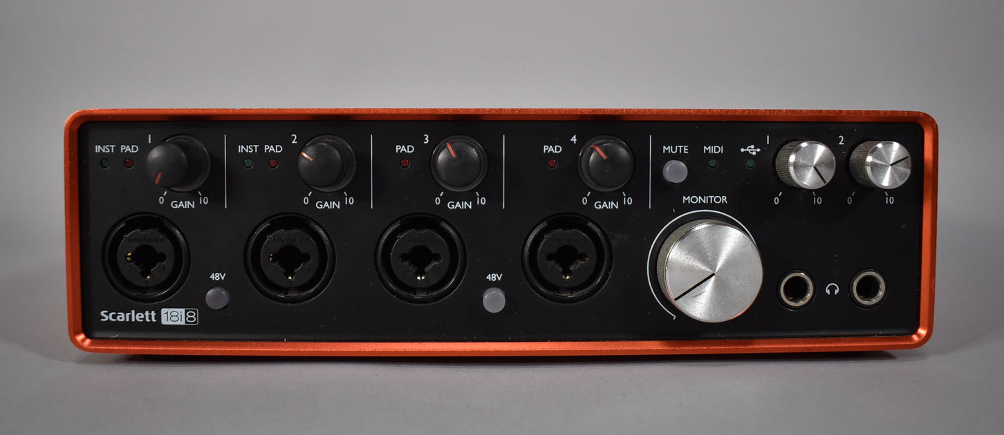 Focusrite Scarlett 18i8 2nd Gen USB Audio Interface – Imperial Vintage ...