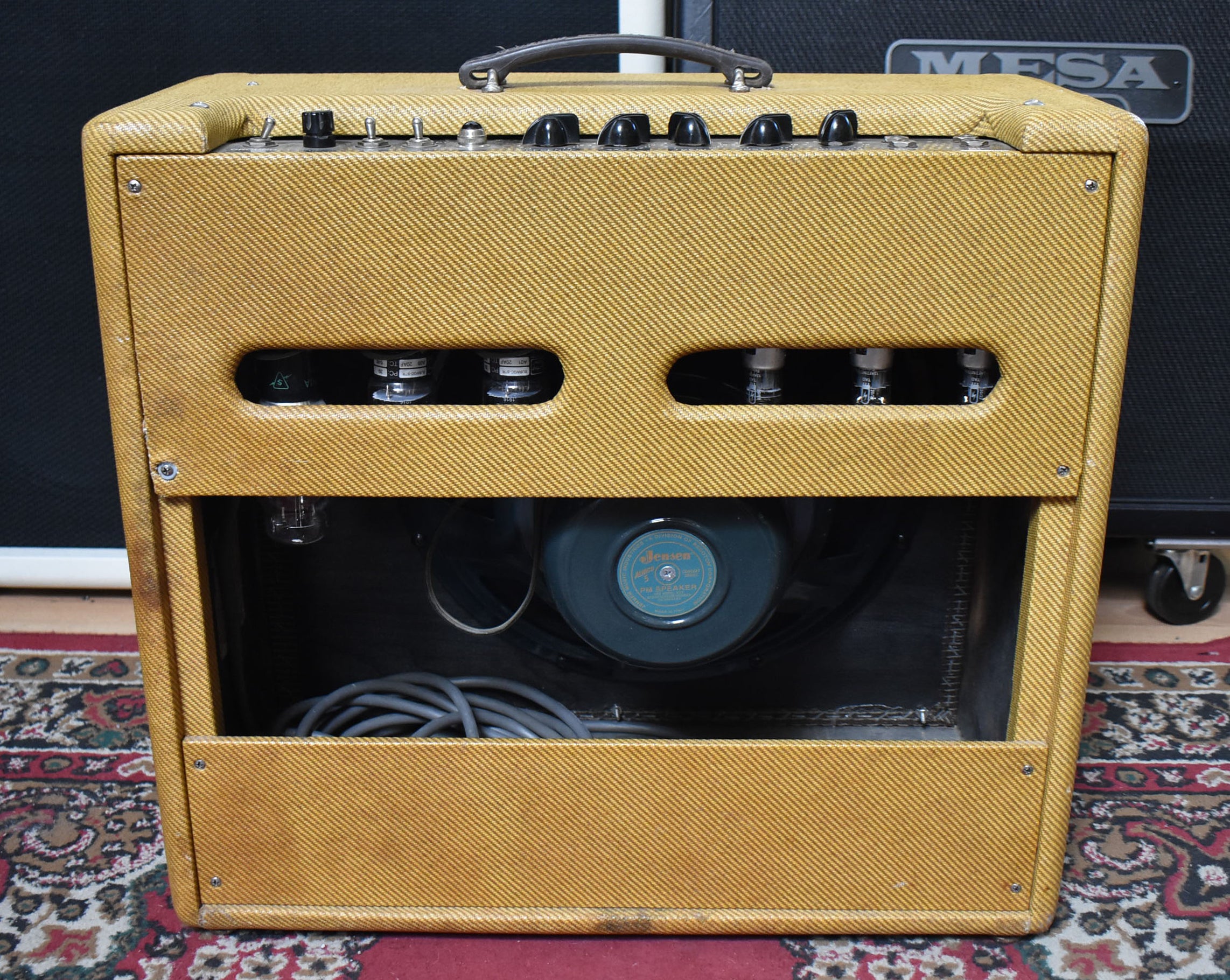 1956 Fender Pro 5E5-B Narrow Panel Tweed Amplifier – Imperial Vintage ...