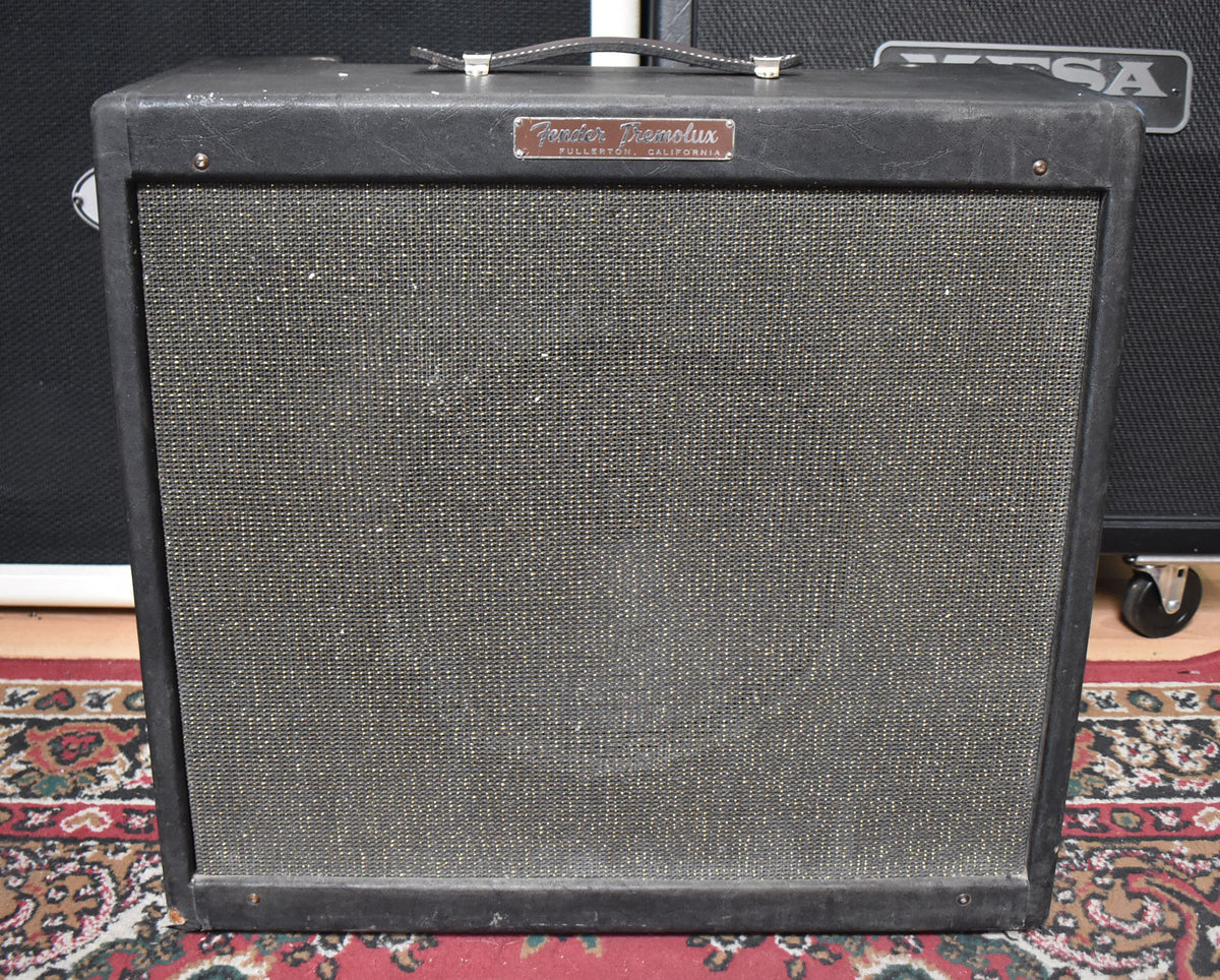 1959 Fender Tremolux 5E9 Narrow Panel Tweed Black – Imperial Vintage ...