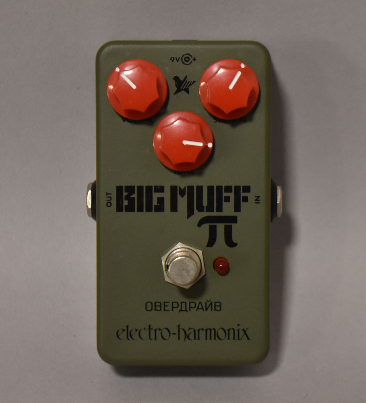 Electro-Harmonix EHX Nano Green Russian Big Muff PI Reissue Fuzz Pedal ...