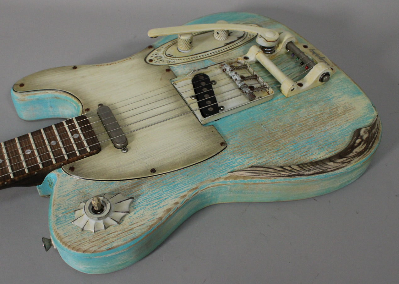 Parson California Caster Blue Princess Heavy Relic Finish One-Of-A-Kin ...