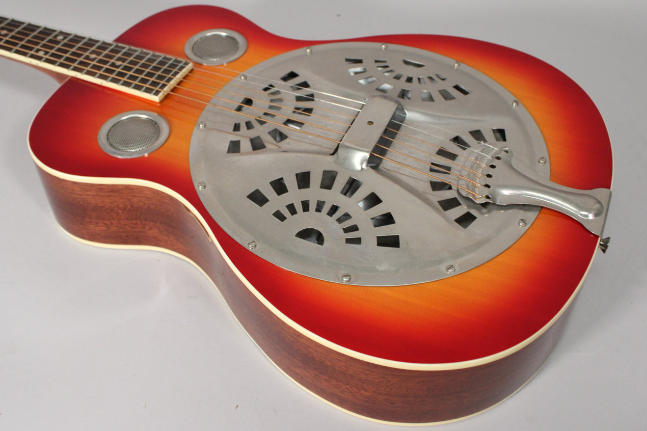 Regal RD-40V Studio Series Round Neck Resonator Cherry Sunburst ...