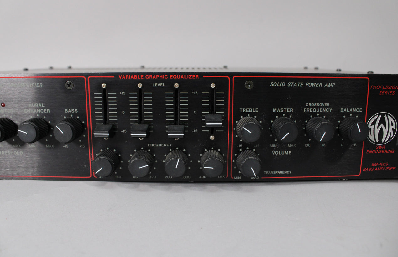 SWR SM-400 Rack Mount 400 Watt Tube Preamp Bass Amplifier – Imperial ...