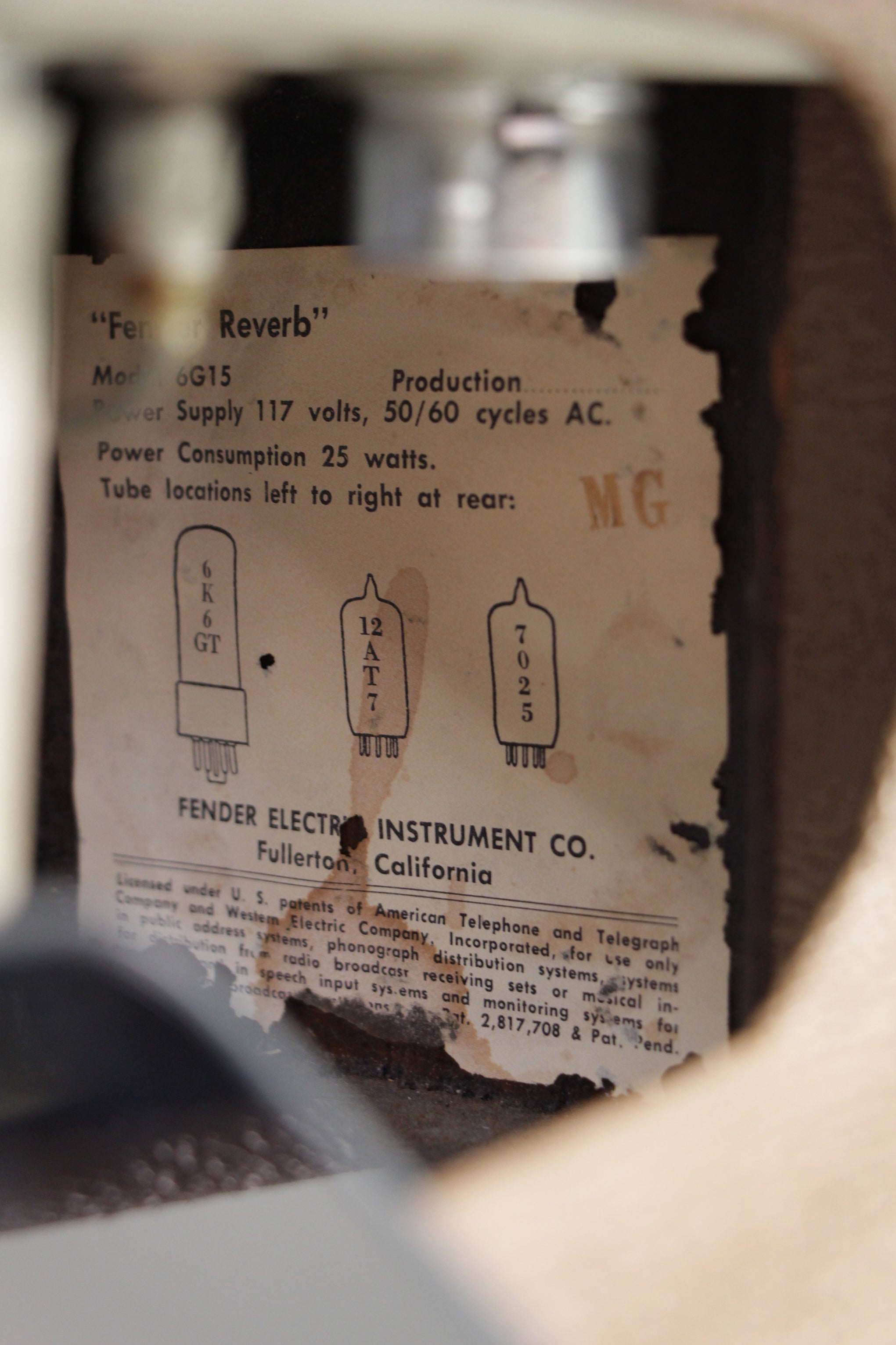 1963 Fender Reverb Unit Vintage Guitar Effect – Imperial Vintage Guitars