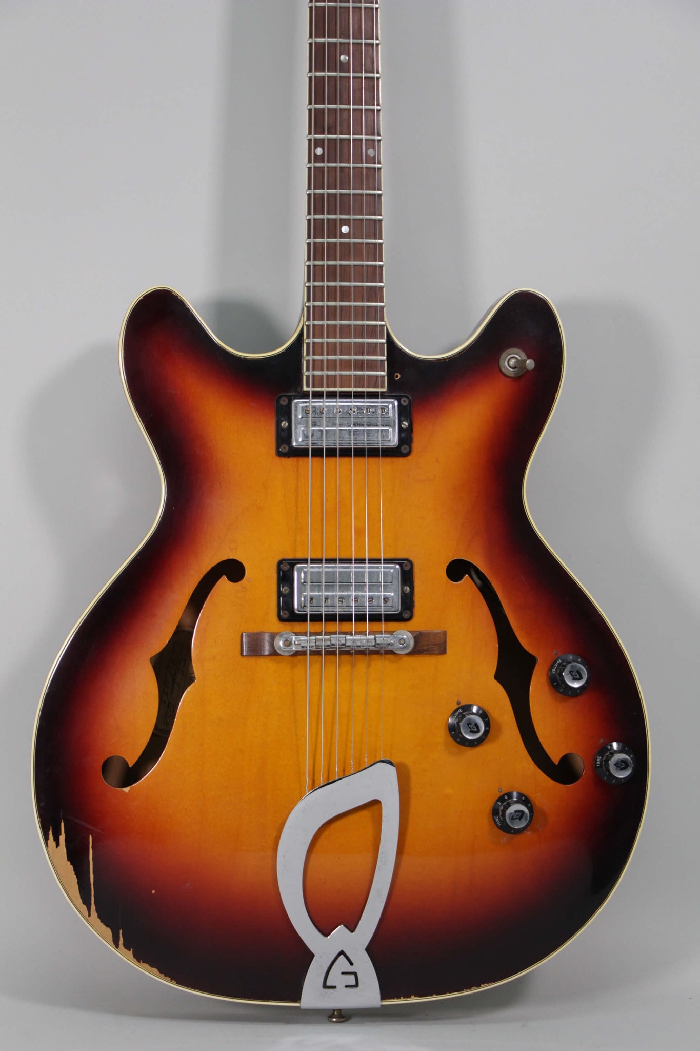 1966 Guild Starfire IV Sunburst Finish Vintage Electric Guitar w/OHSC ...