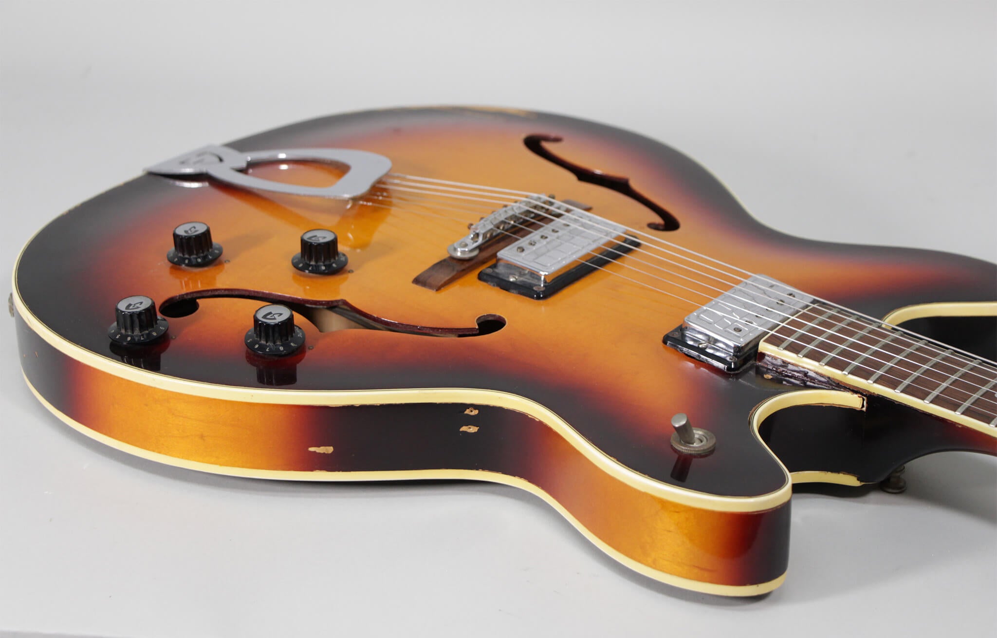 1966 Guild Starfire IV Sunburst Finish Vintage Electric Guitar w/OHSC ...