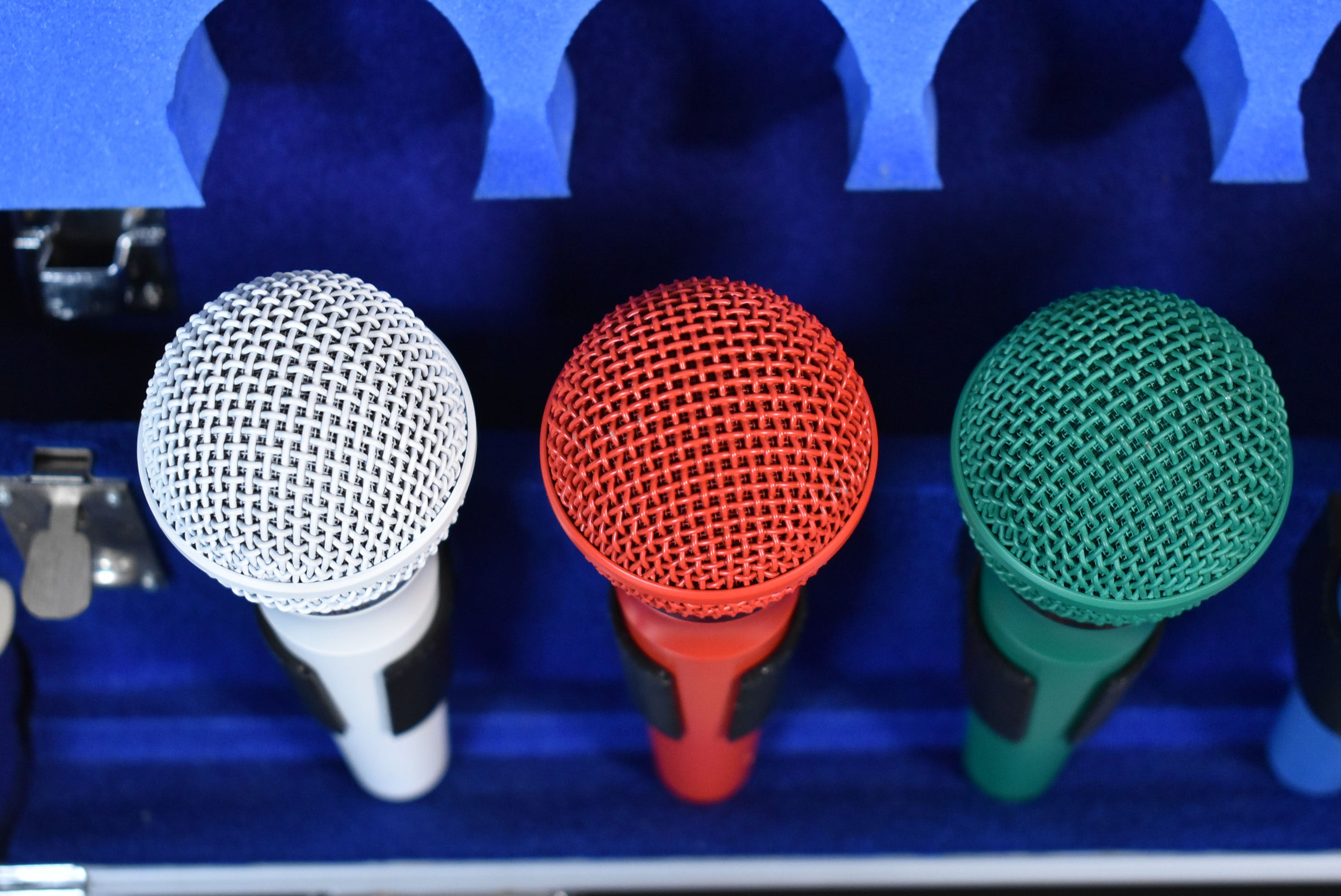 1980s Audio-Technica ATM41 "The Microphone Wardrobe" Colored Microphon ...