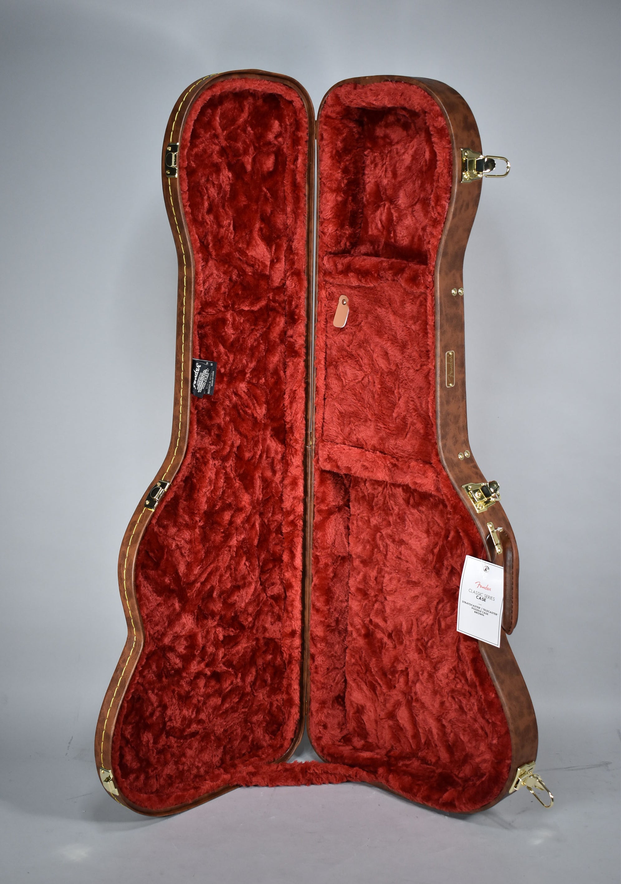 Fender Stratocaster/Telecaster Poodle Case Brown – Imperial Vintage Guitars