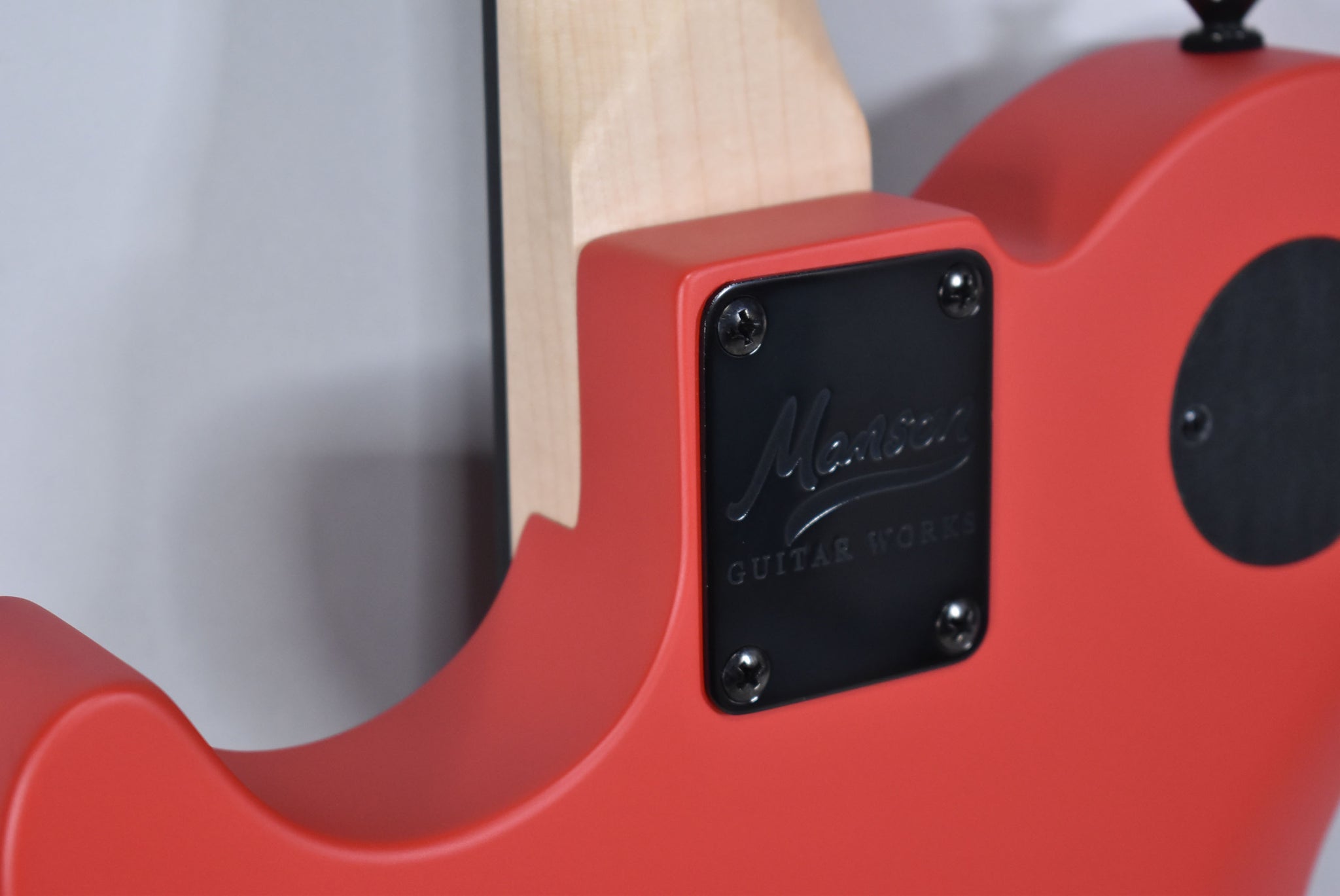 2021 Manson MA EVO Sustainiac Satin Fire Red Finish Electric Guitar w ...