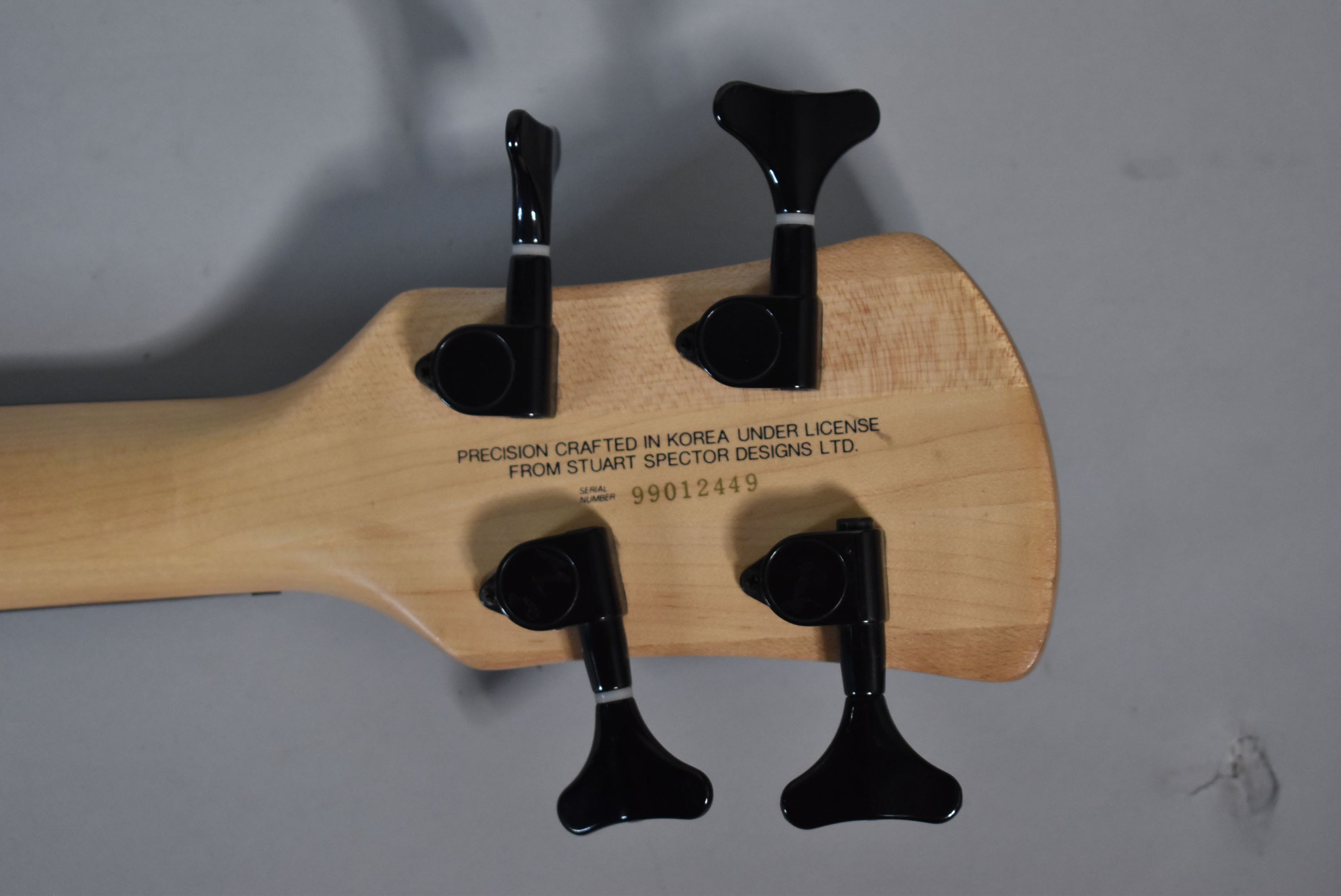 1999 Spector Q4 Pro Trans Blue Finish Left-Handed Electric Bass ...