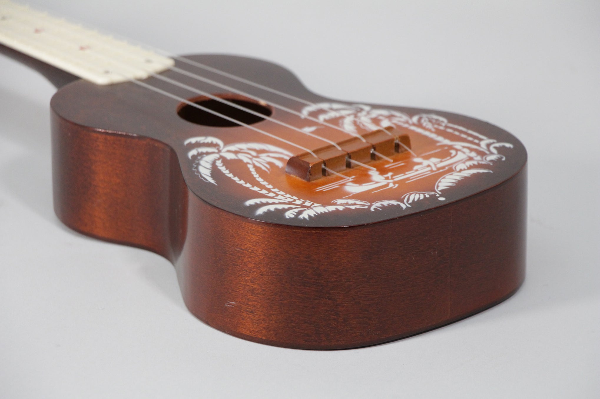 Vintage Harmony Silvertone Soprano Ukulele Palm Tree Stencil – Imperial ...