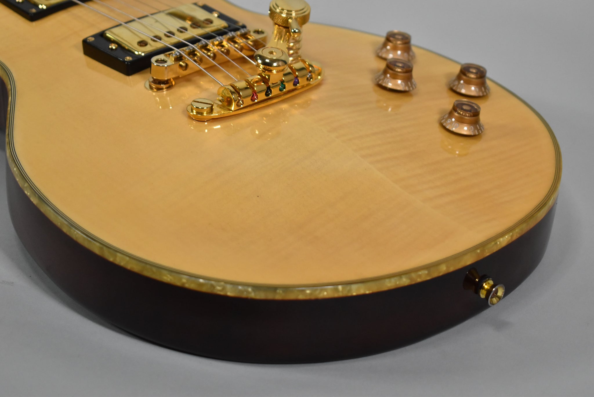 X3 Maple Top Mahogany Body Natural Finish Electric Guitar – Imperial ...